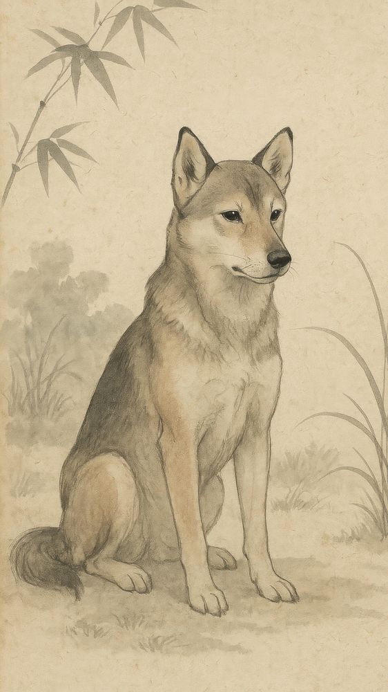 Japanese Dog TIFF Wallpaper Traditional Background Images | Free Photos ...