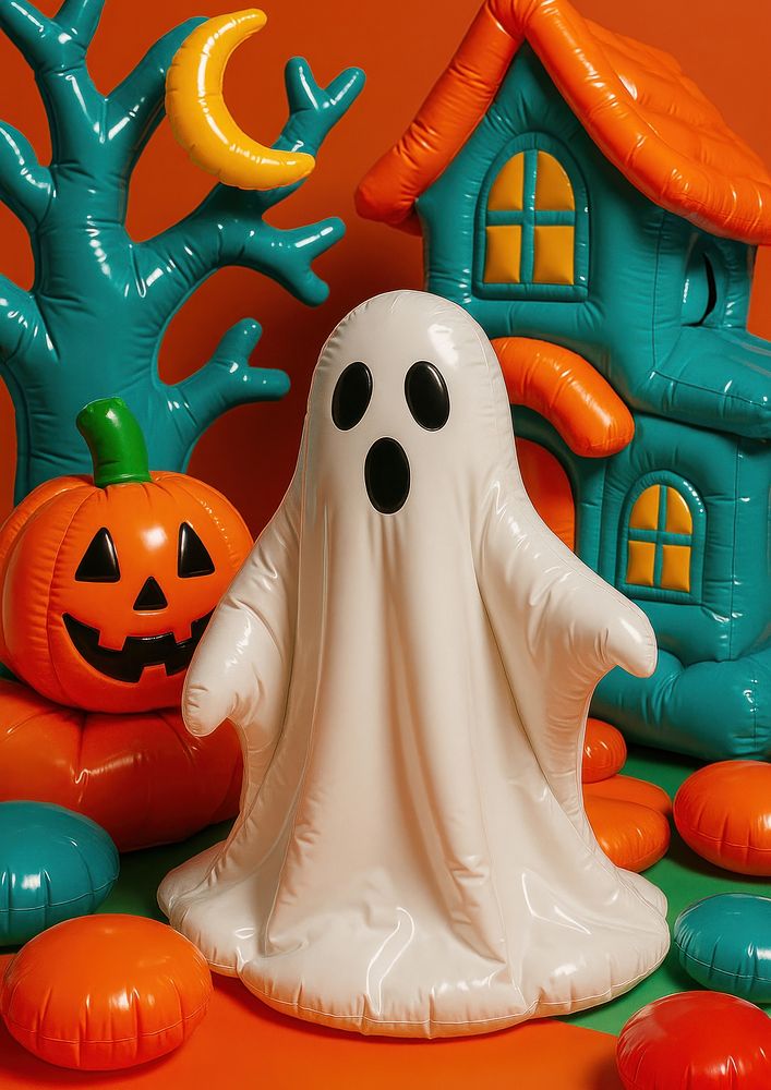 Playful Halloween inflatable decor | Free Photo Illustration - rawpixel