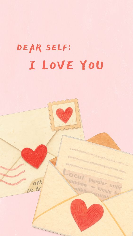 Self-love letter, creative template design | Free Photo - rawpixel