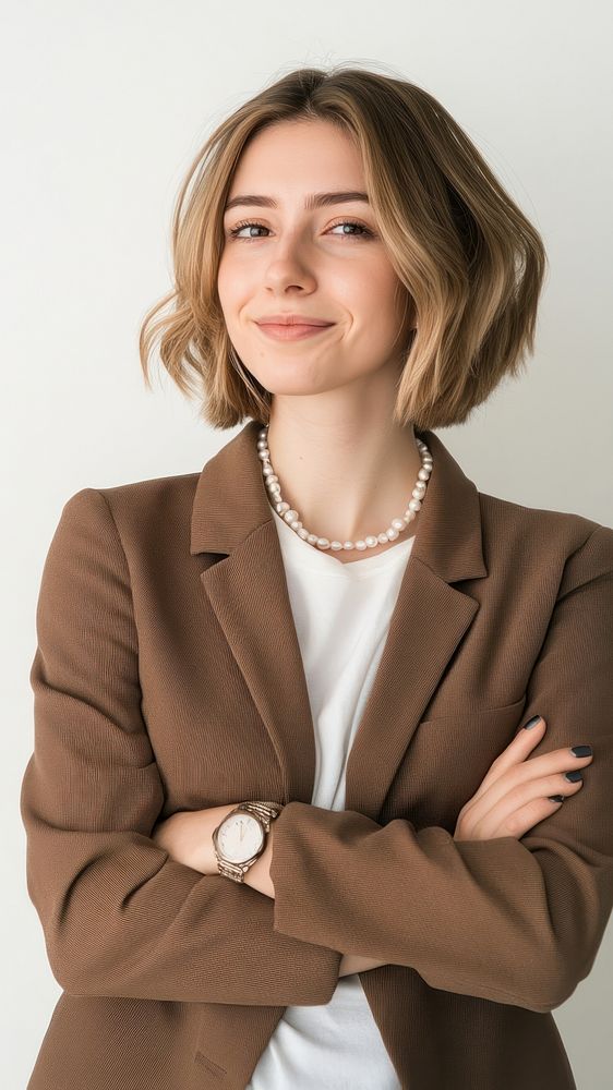 Confident professional woman smiling | Free Photo - rawpixel