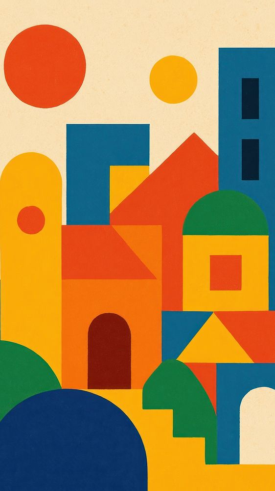 Colorful geometric abstract illustration | Free Photo Illustration ...