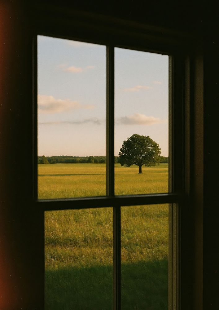 Serene view through window frame | Free Photo - rawpixel