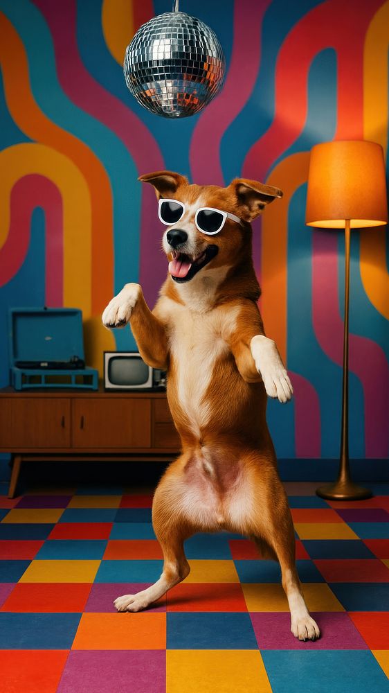 Disco Dog Wallpaper Images | Free Photos, PNG Stickers, Wallpapers ...