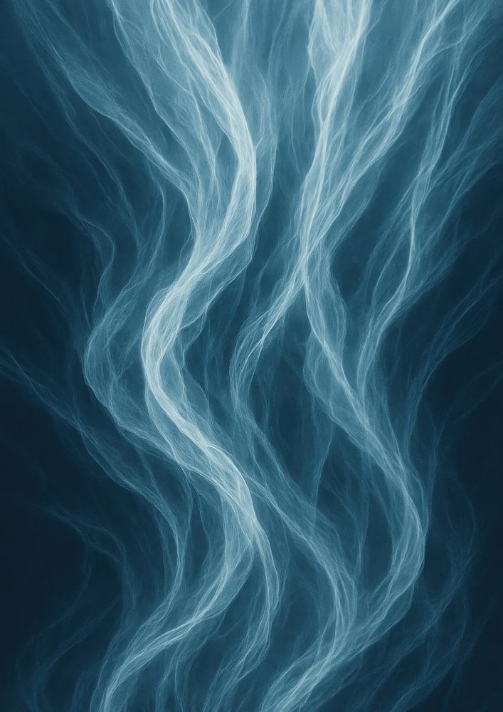 Abstract flowing blue light strands | Free Photo Illustration - rawpixel