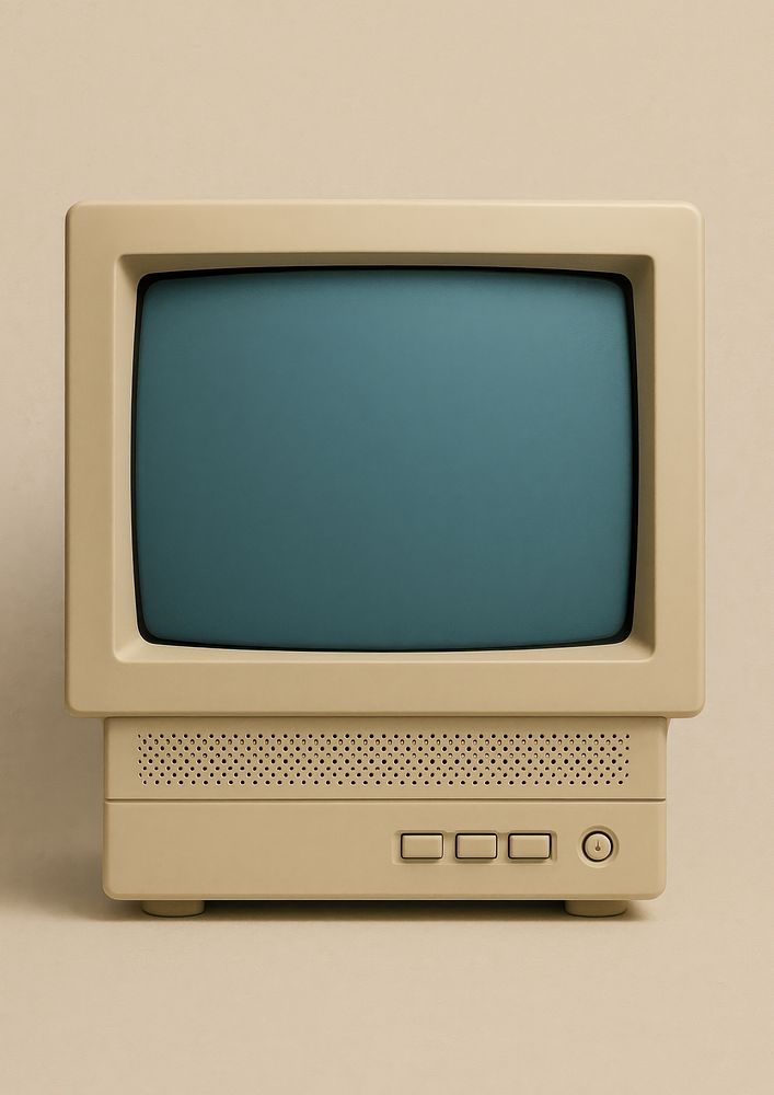 Vintage computer monitor nostalgia | Free Photo - rawpixel