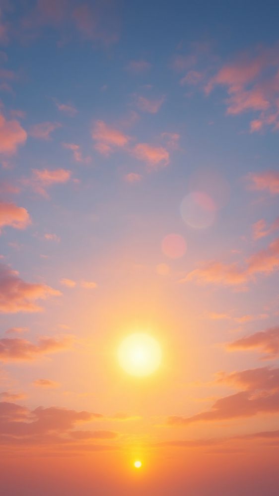 Vibrant sunset sky scene | Free Photo - rawpixel