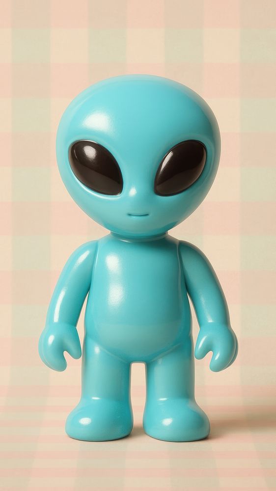 Cute blue alien toy figure | Free Photo - rawpixel