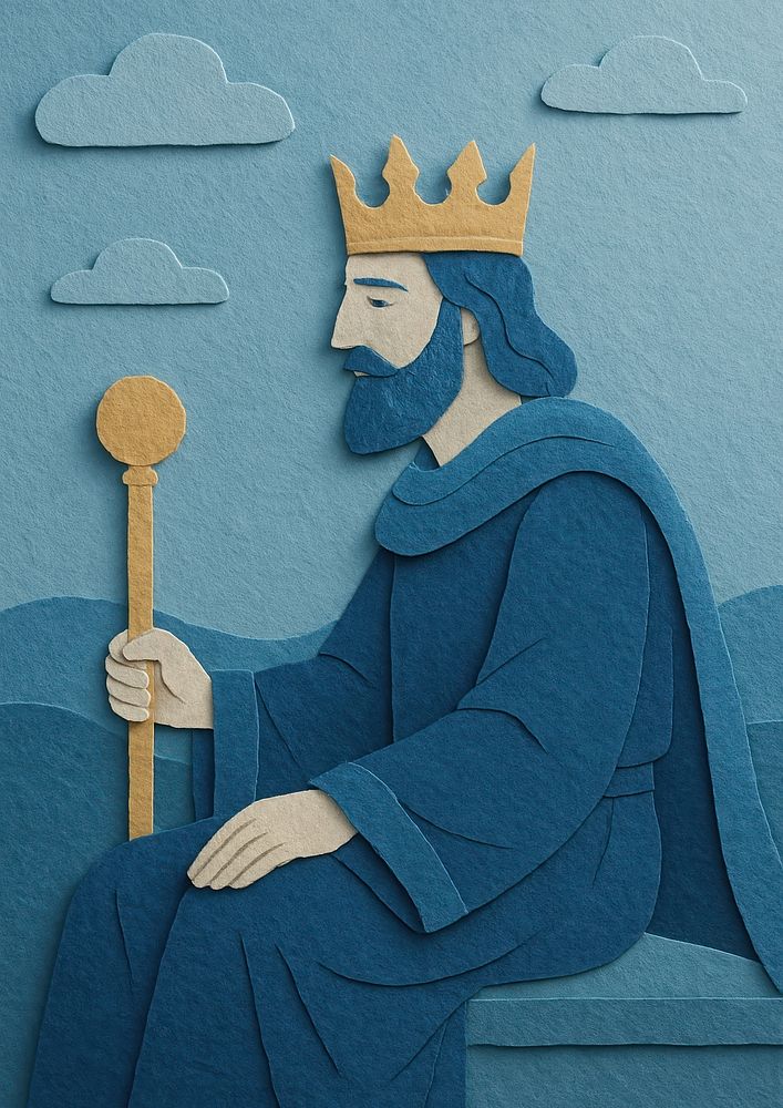 Regal paper art king illustration | Free Photo Illustration - rawpixel