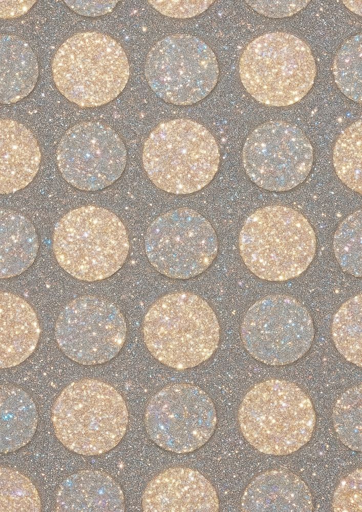 Glittery polka dot pattern | Free Photo Illustration - rawpixel