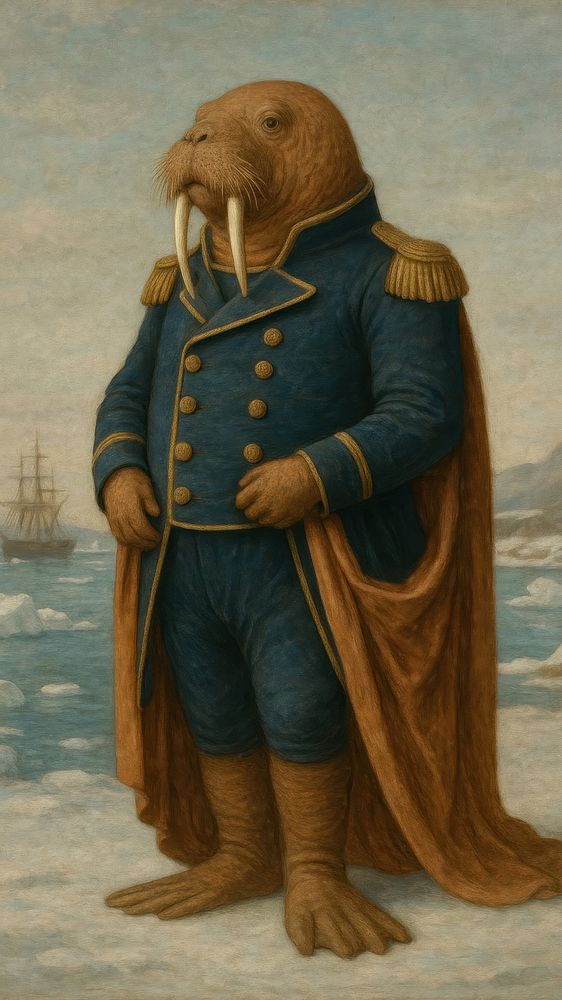 Walrus Painting Images | Free Photos, PNG Stickers, Wallpapers ...