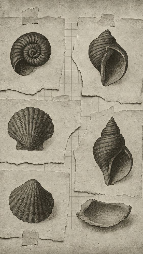 Vintage seashell illustration collection | Free Photo - rawpixel