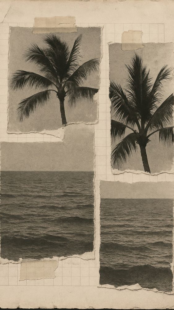 Vintage tropical collage art | Free Photo - rawpixel