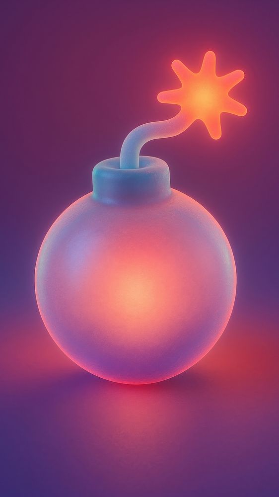 Glowing bomb illustration art | Free Photo Illustration - rawpixel