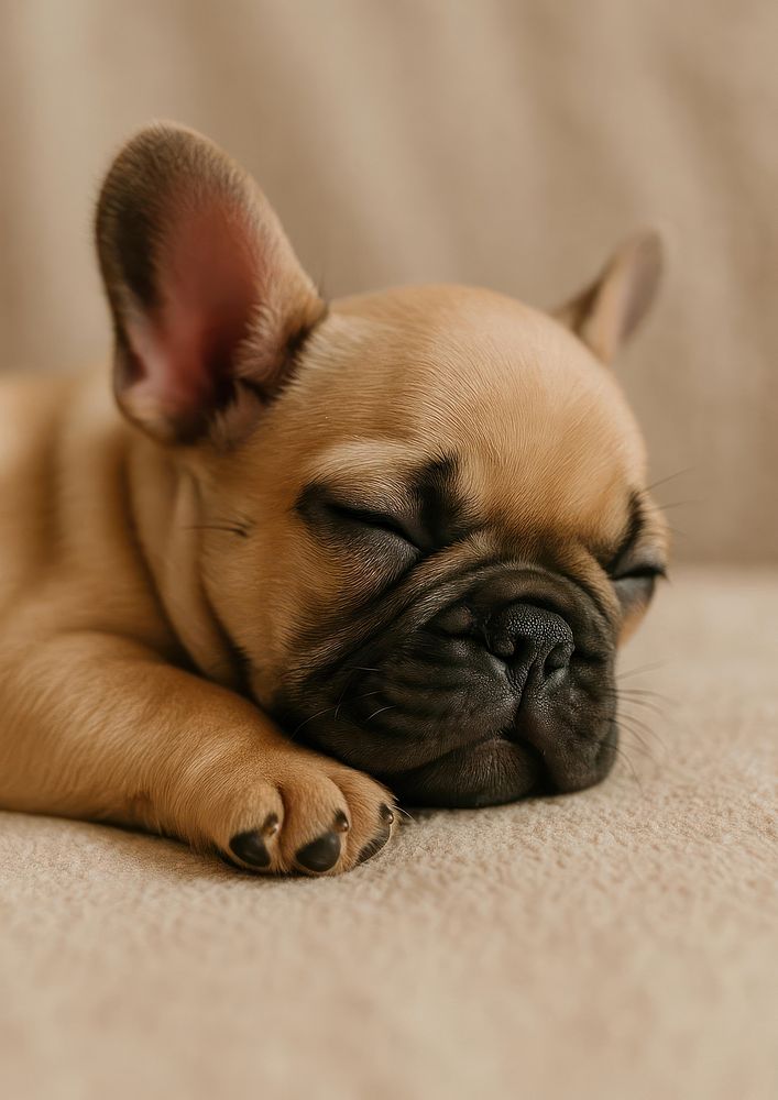 Adorable sleeping puppy wallpaper | Free Photo - rawpixel