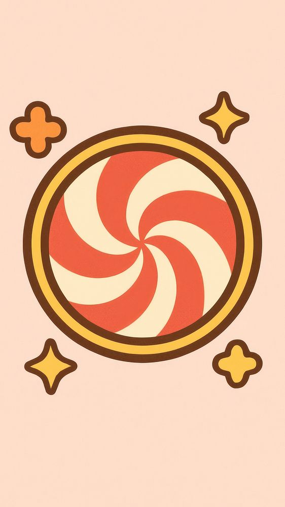 Retro candy swirl design | Free Photo Illustration - rawpixel