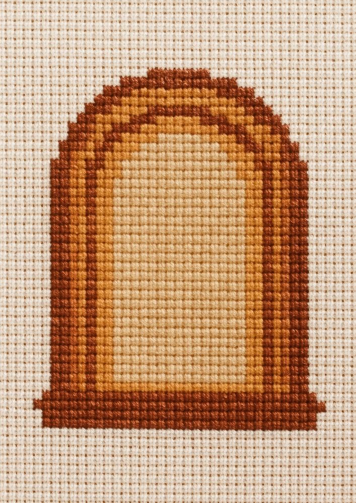 Retro pixel art arch design | Free Photo Illustration - rawpixel