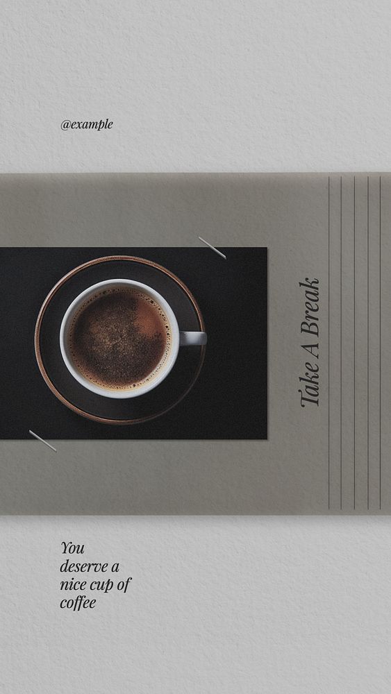 Elegant coffee break invitation template | Free Photo - rawpixel