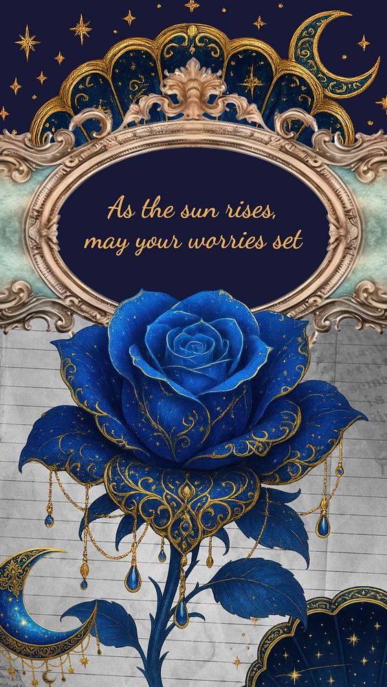 Mystical floral celestial elegance mobile | Free Photo - rawpixel