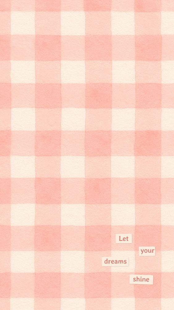 Pastel checkered inspirational wallpaper | Free Photo - rawpixel