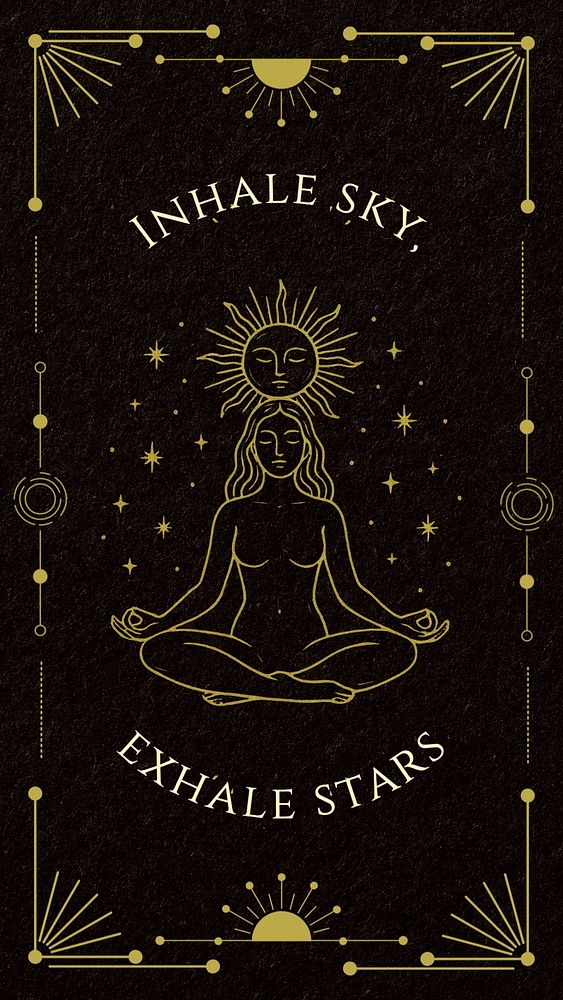 Yoga Border Frame Illustration Images | Free Photos, PNG Stickers ...