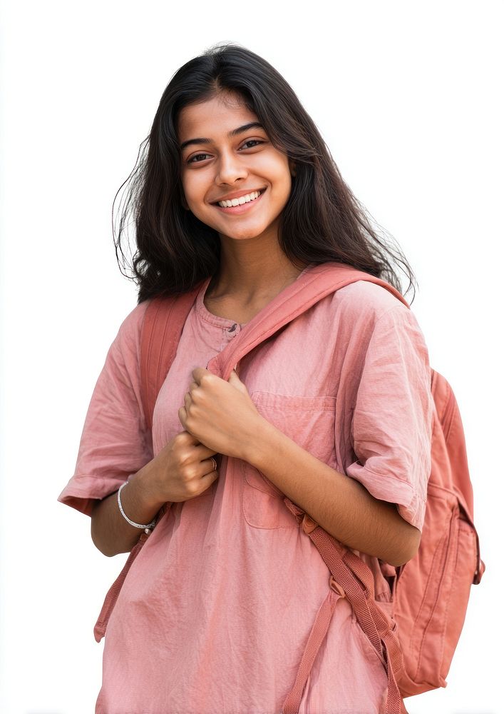 People happy smile backpack | Free Photo - rawpixel