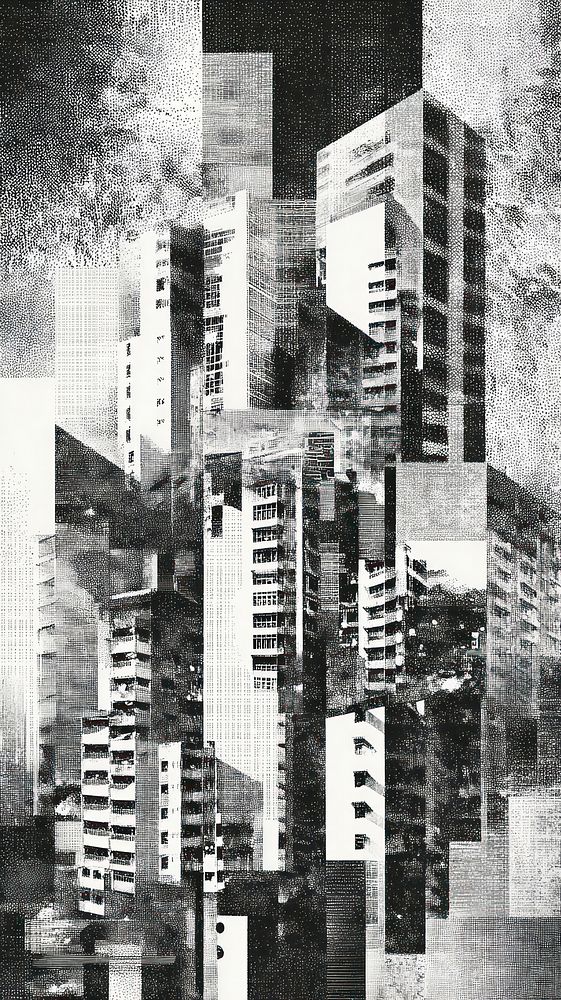 Architecture architecture collage buildings | Free Photo Illustration ...