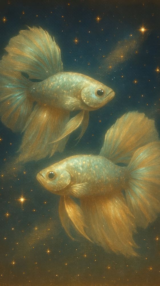 Elegant celestial fish artwork | Free Photo Illustration - rawpixel