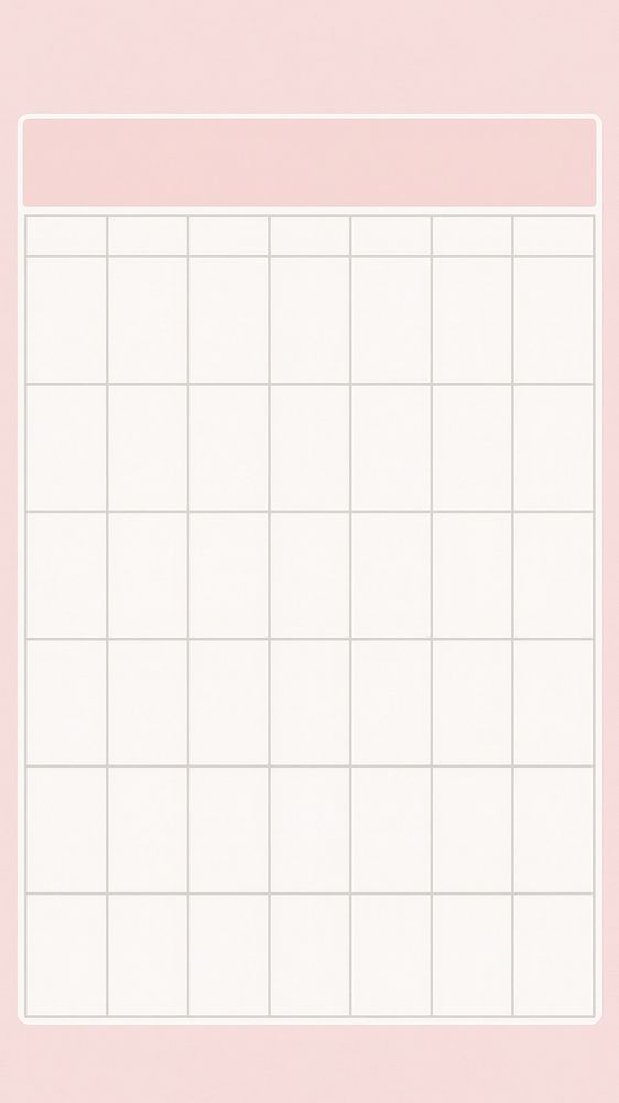 Mobile Calendar Text Planner Template Phone Wallpaper Images | Free ...