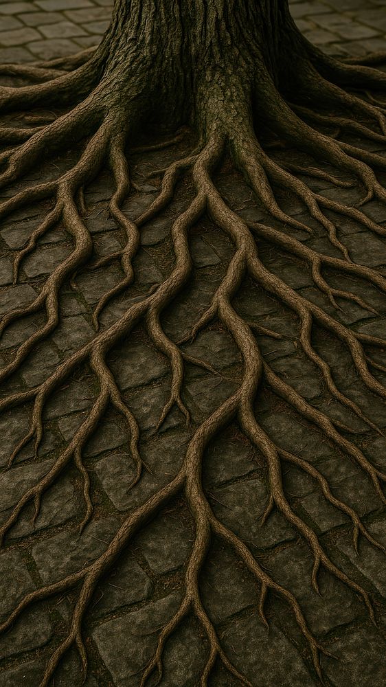 Intricate tree roots on pavement | Free Photo - rawpixel