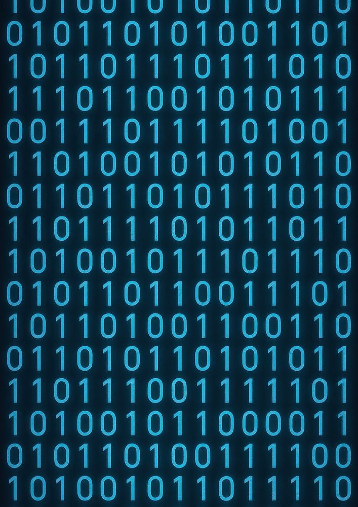 Binary code digital data background | Free Photo Illustration - rawpixel