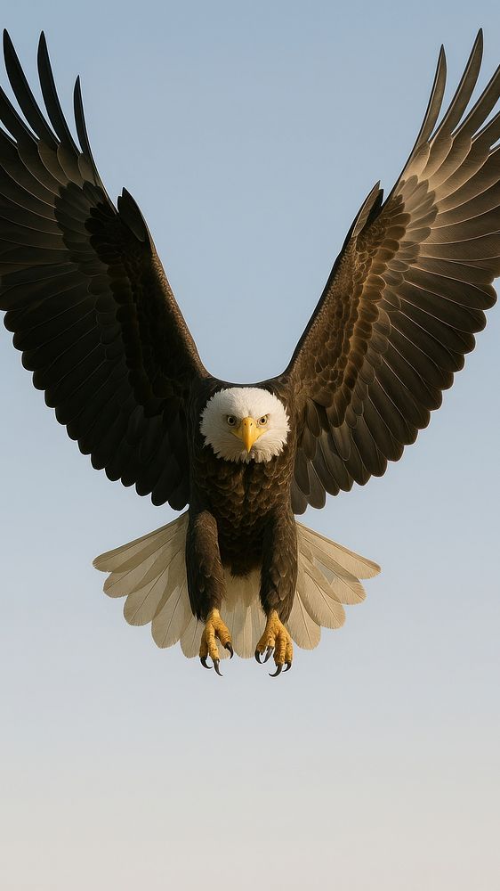 Majestic eagle soaring skyward | Free Photo - rawpixel