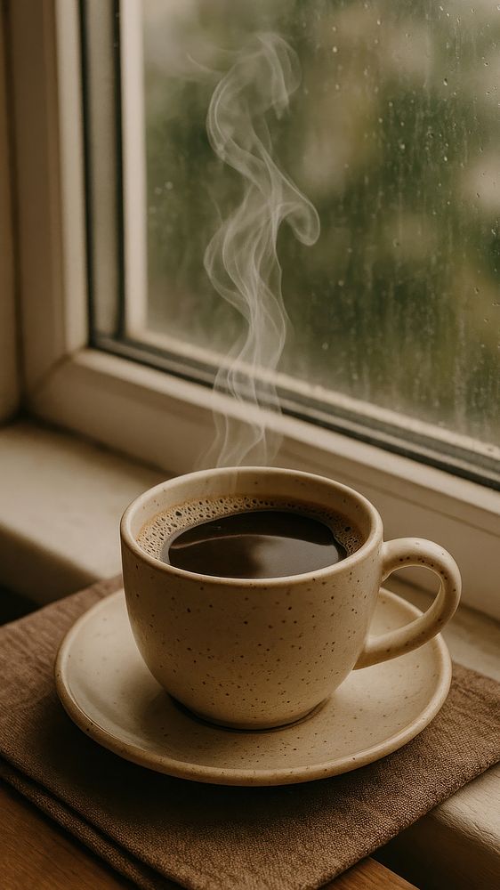Cozy coffee by rainy window | Free Photo - rawpixel