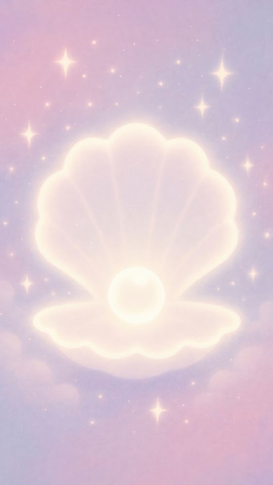 Dreamy pastel shell glow | Free Photo Illustration - rawpixel