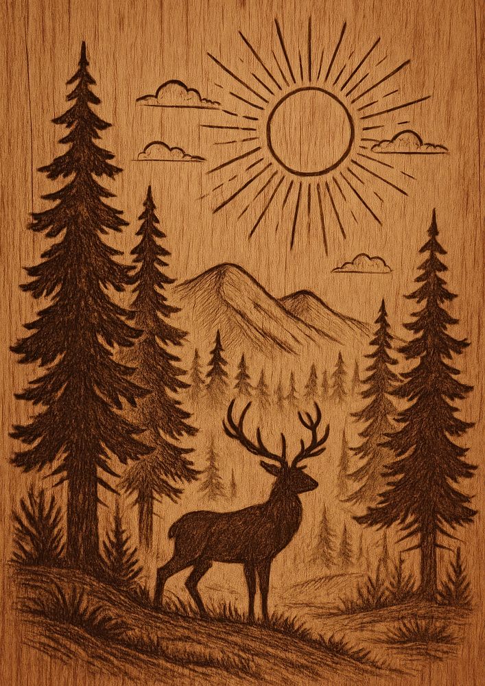 Woodland Etching Images | Free Photos, PNG Stickers, Wallpapers ...