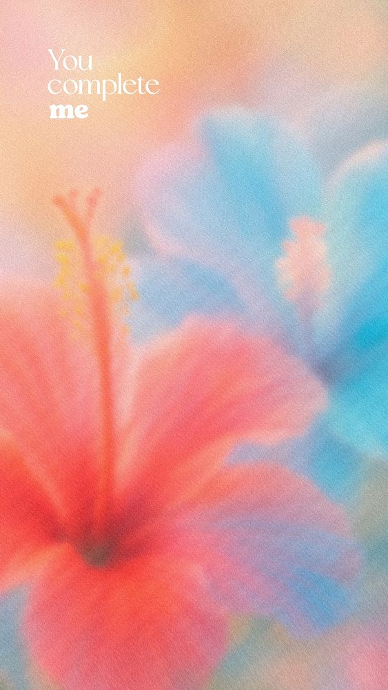 Vibrant hibiscus dreamy backdrop mobile | Free Photo - rawpixel