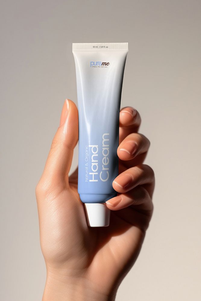 Elegant hand cream packaging mockup | Premium PSD Mockup - rawpixel