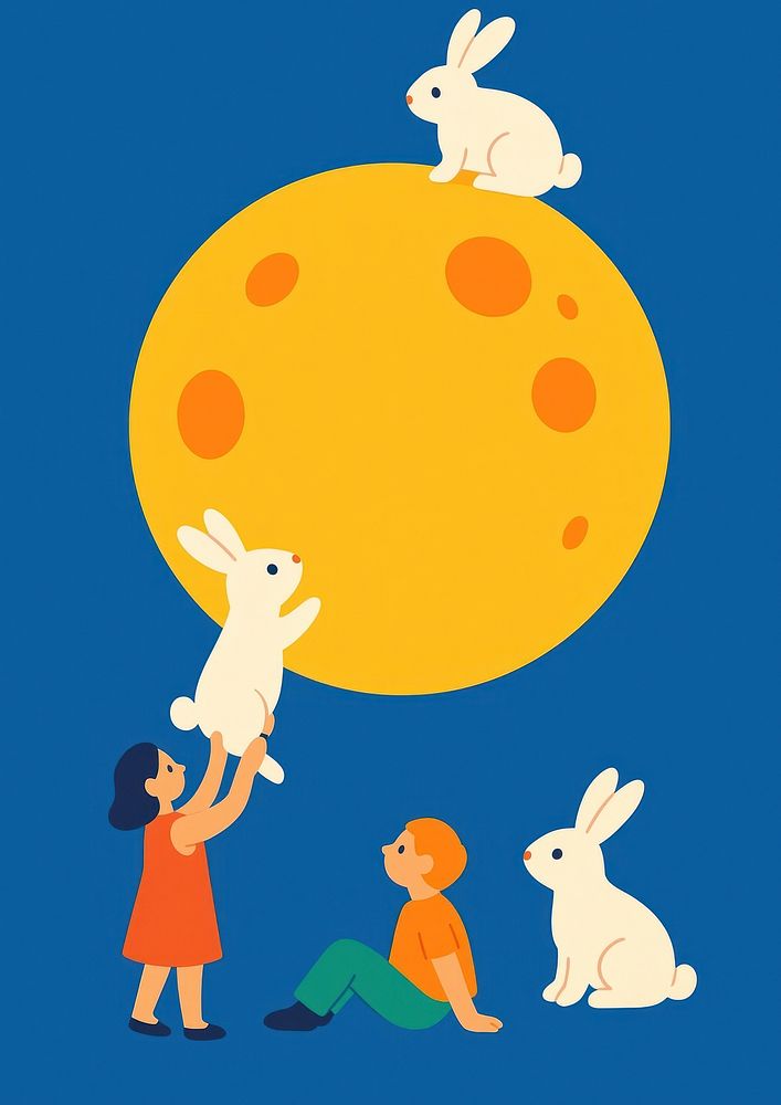 Cute+blue+bunny Illustration Images | Free Photos, PNG Stickers ...