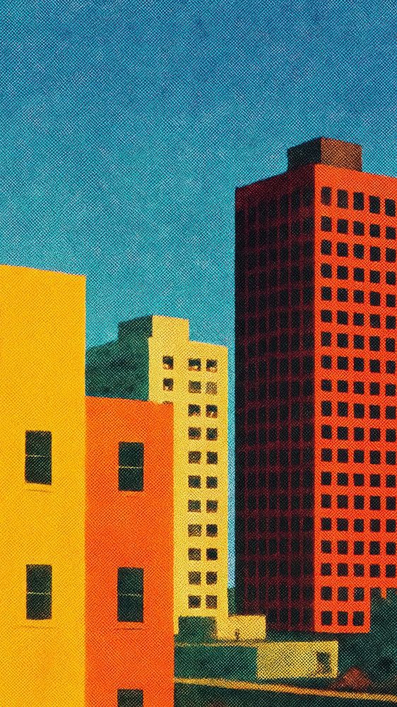 Skyscraper Vintage Mobile Wallpaper Images | Free Photos, PNG Stickers ...
