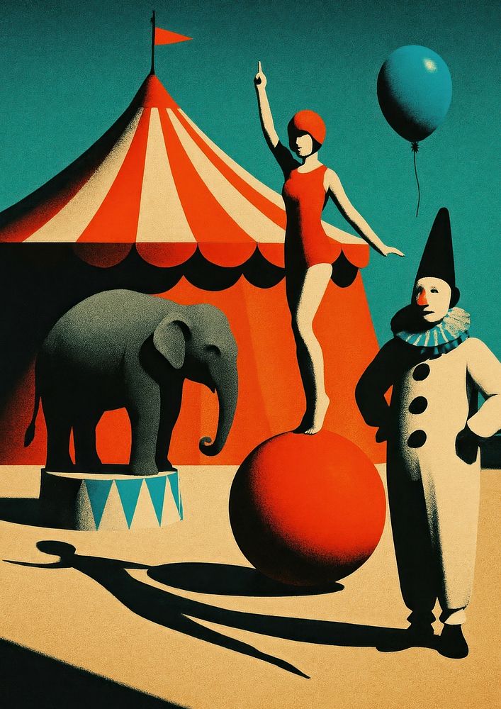 Vintage circus art illustration | Free Photo Illustration - rawpixel