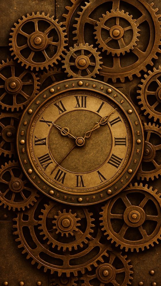 Vintage Steampunk Clock Design Images | Free Photos, PNG Stickers ...