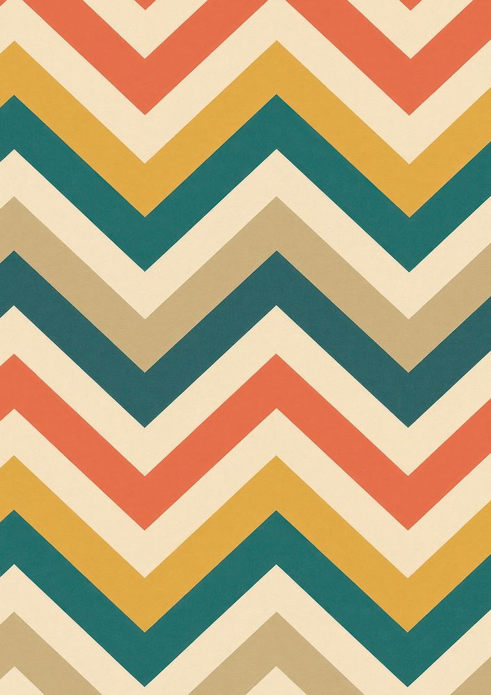 Colorful zigzag pattern wallpaper | Free Photo Illustration - rawpixel