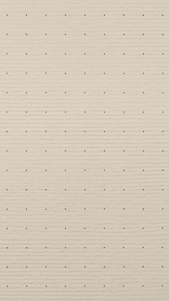 Beige mobile wallpaper dotted grid | Free Photo - rawpixel