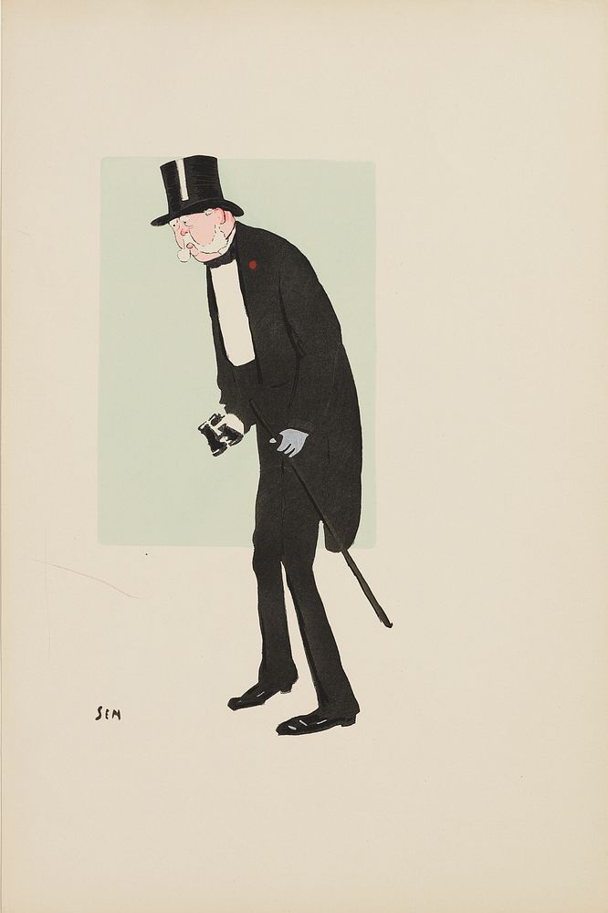 lithograph (1873–1934) by Sem | Free Photo Illustration - rawpixel