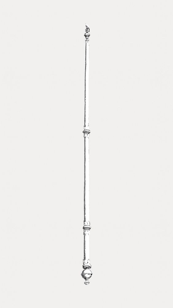 King scepter object sticker, isolated | Free Vector - rawpixel