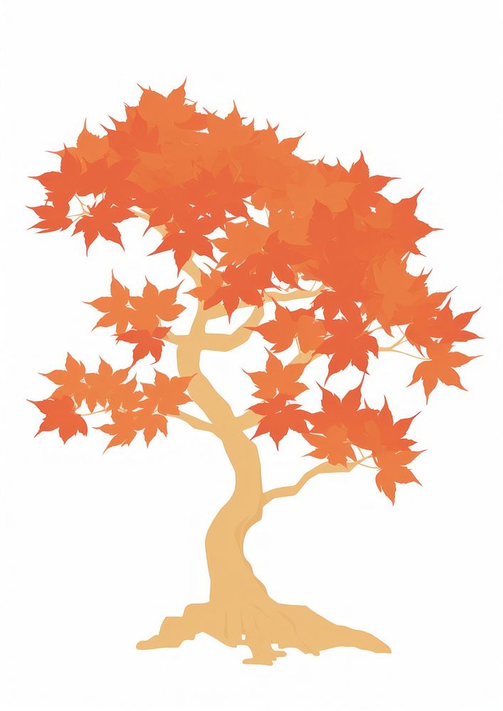 Maple tree illustration leaves leaf | Free Photo Illustration - rawpixel