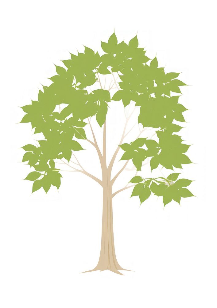 Maple tree illustration leaf art. | Free Photo Illustration - rawpixel