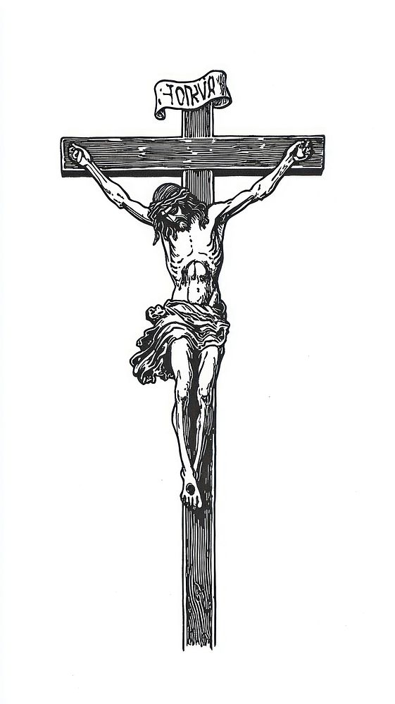 Jesus cross style illustration | Free Photo Illustration - rawpixel