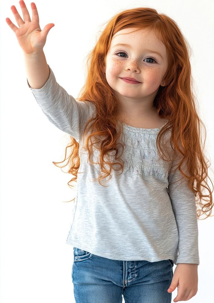 Raise hand sign gesture girl | Free Photo - rawpixel