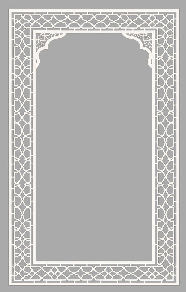 Minimal ornate islamic single frame | Free Vector - rawpixel