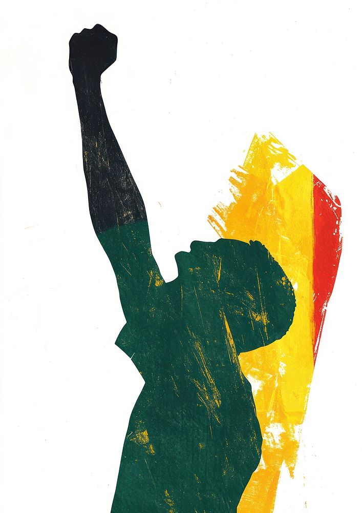 Black man shouting silhouette art | Free Photo Illustration - rawpixel